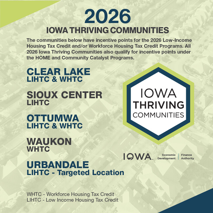Iowa Finance Authority and Iowa Economic Development Authority Announce ...